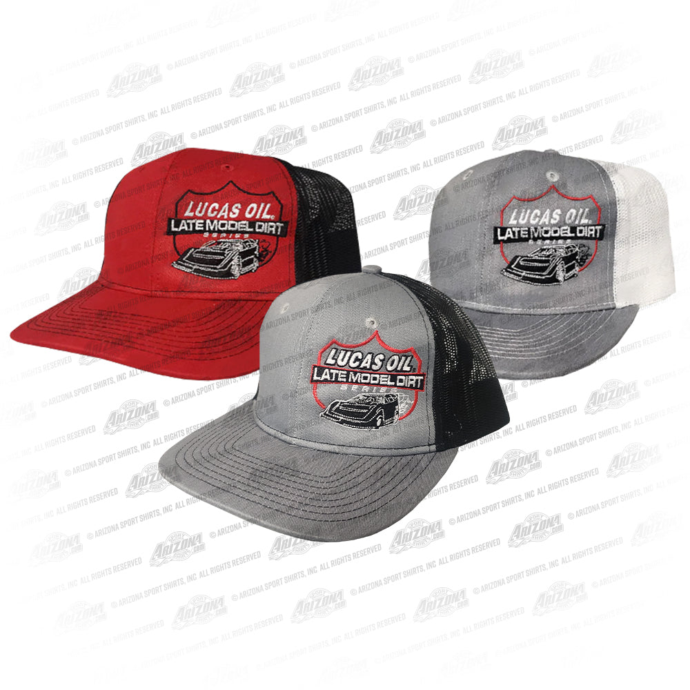 Lucas Oil Late Model Dirt Series Outline Logo Caps – Gotta Race