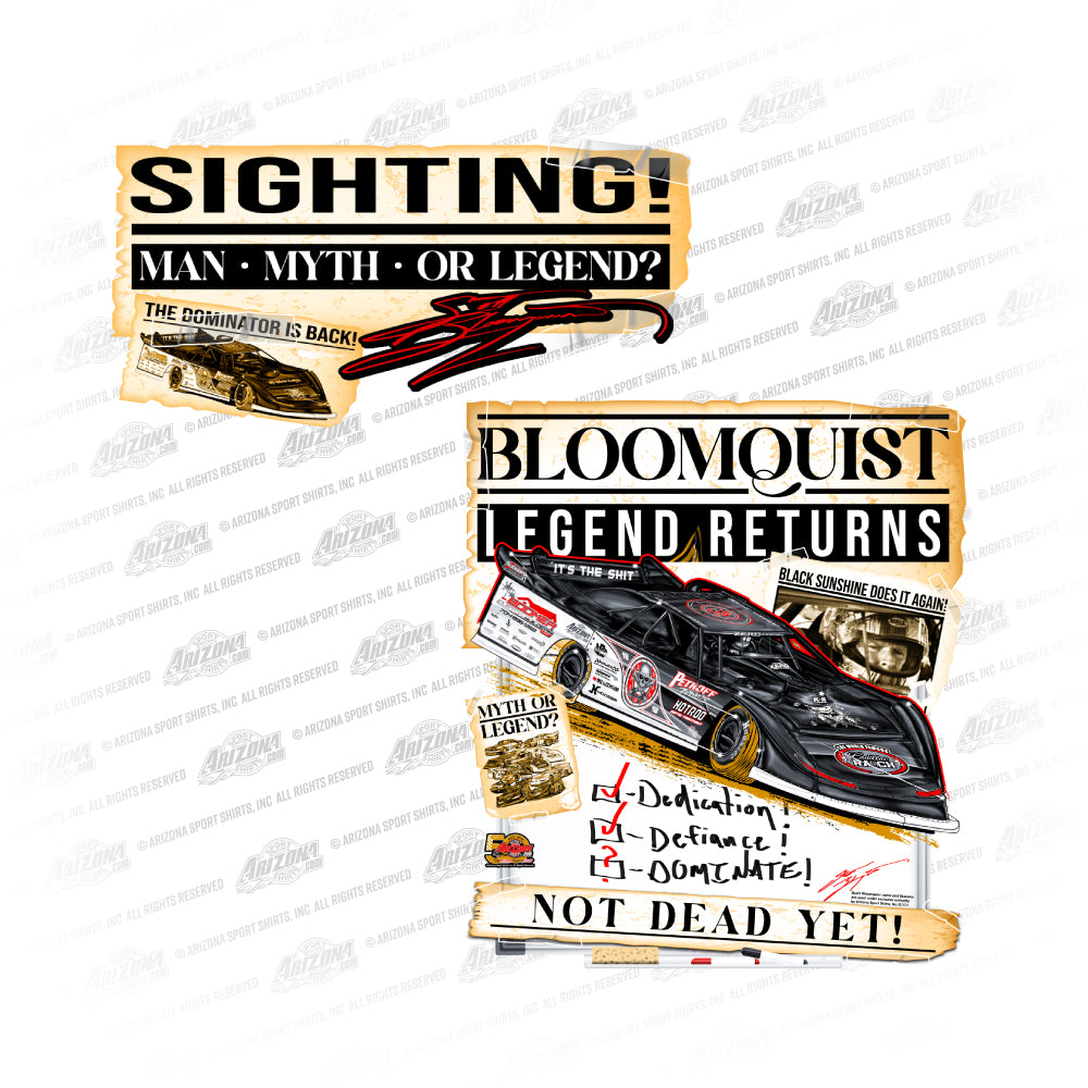 Scott Bloomquist #0 Legend Decal – Gotta Race