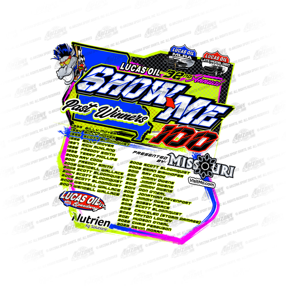 32nd Show Me 100 Past Winners 2024 Decal – Gotta Race