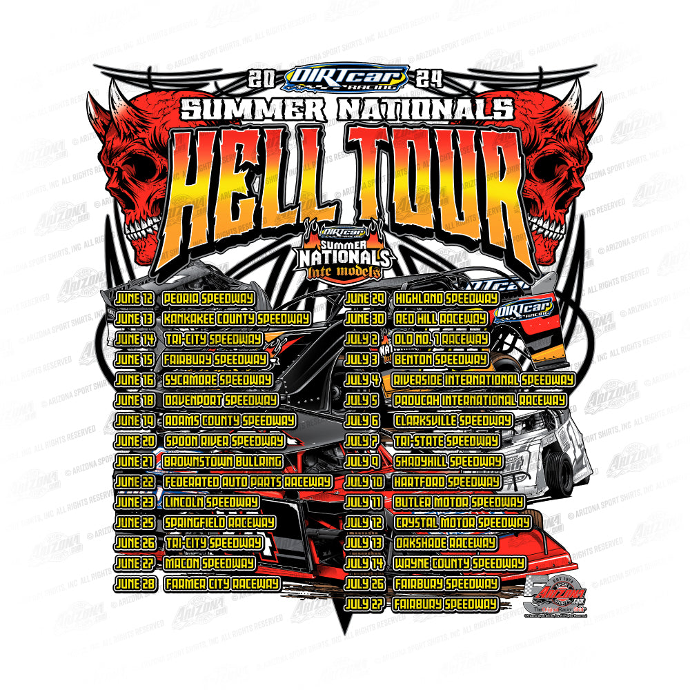 Summer Nationals Hell Tour 2024 Decals – Gotta Race