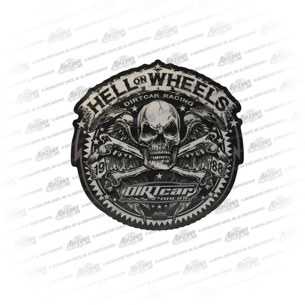 DIRTcar Racing Hell On Wheels Decal – Gotta Race