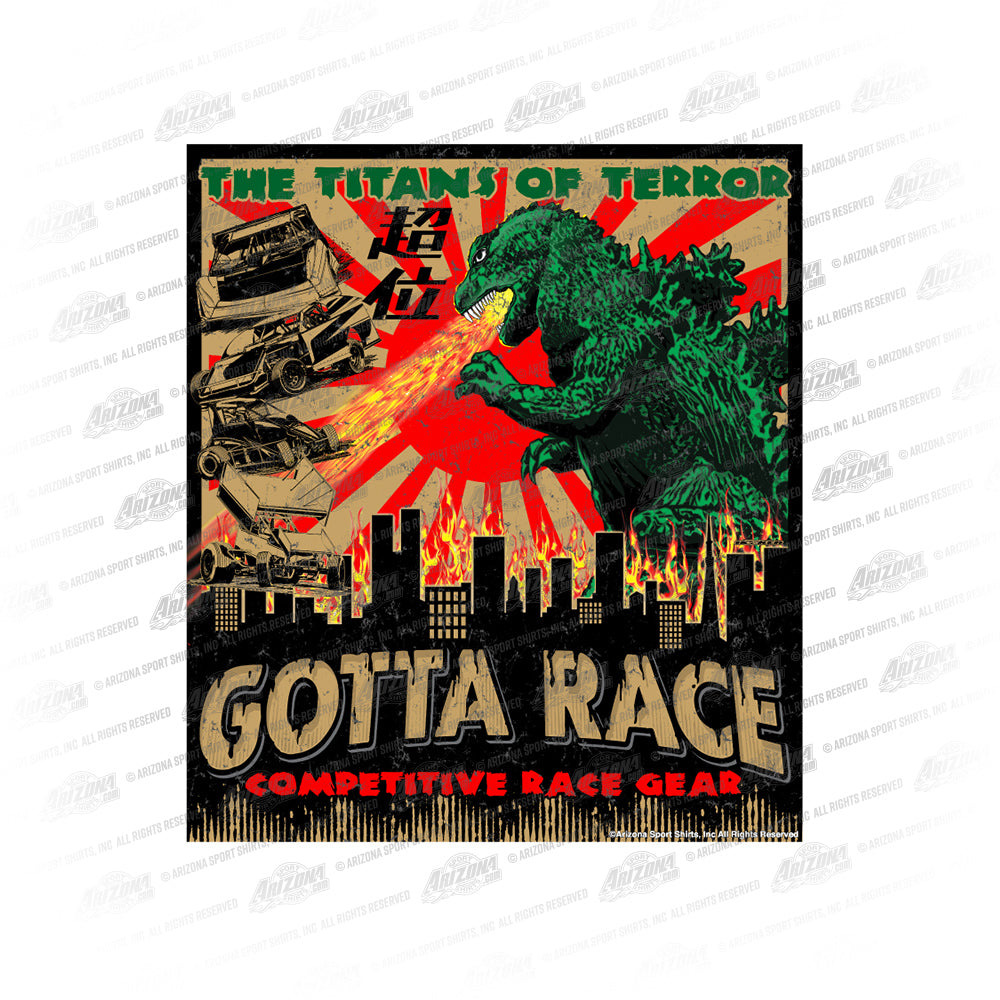Gotta Race Godzilla Decal