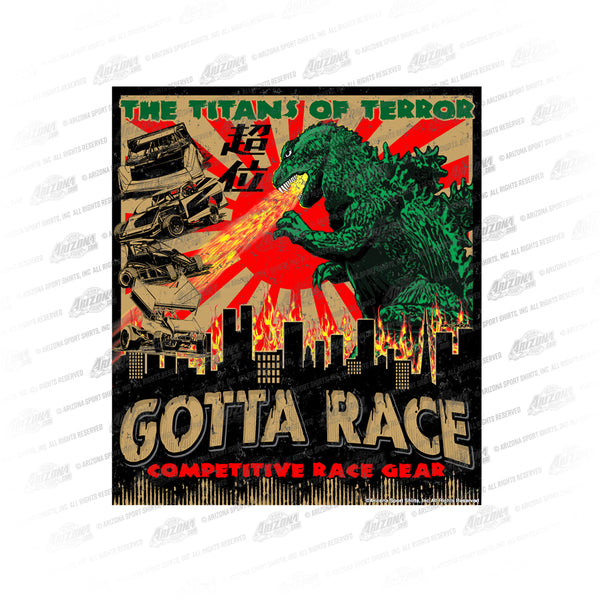 Gotta Race Godzilla Decal