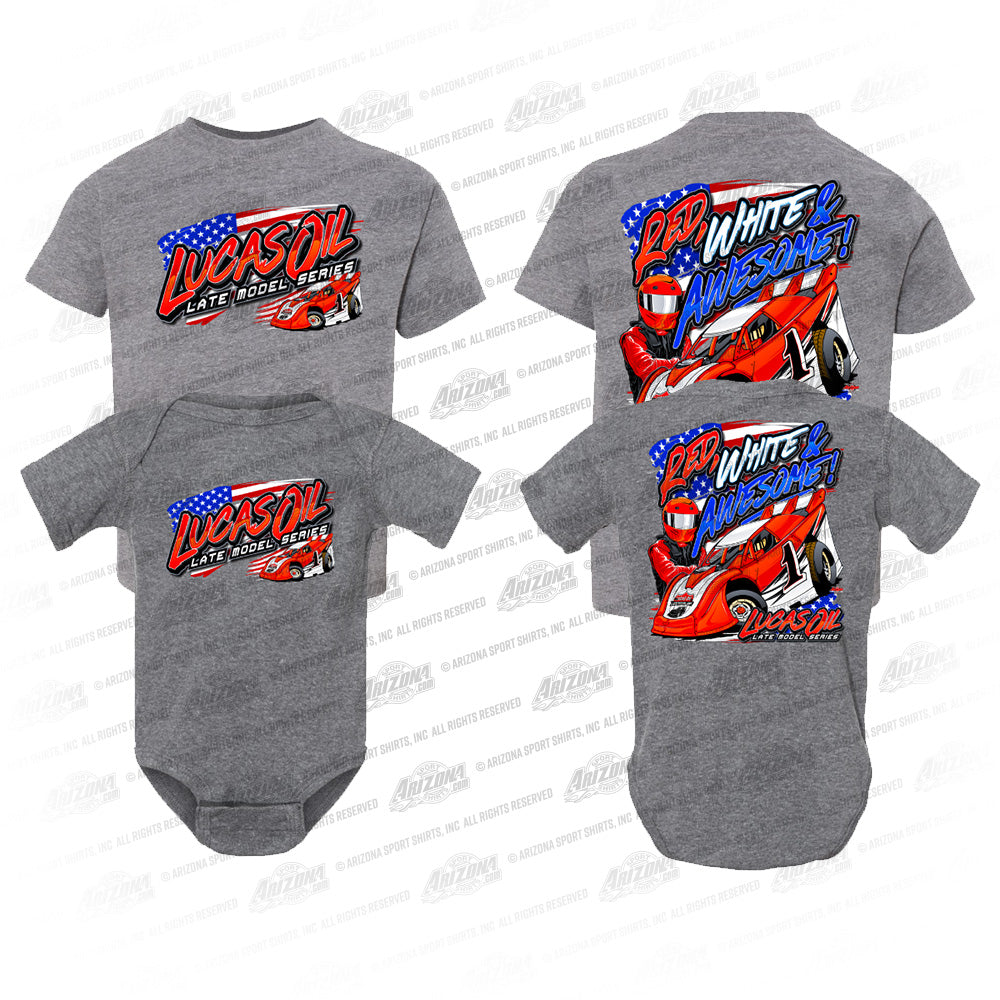 Lucas Red White And Awesome Youth Apparel – Gotta Race