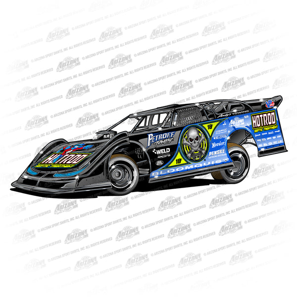 Scott Bloomquist #0 HotRod Car Panel – Gotta Race