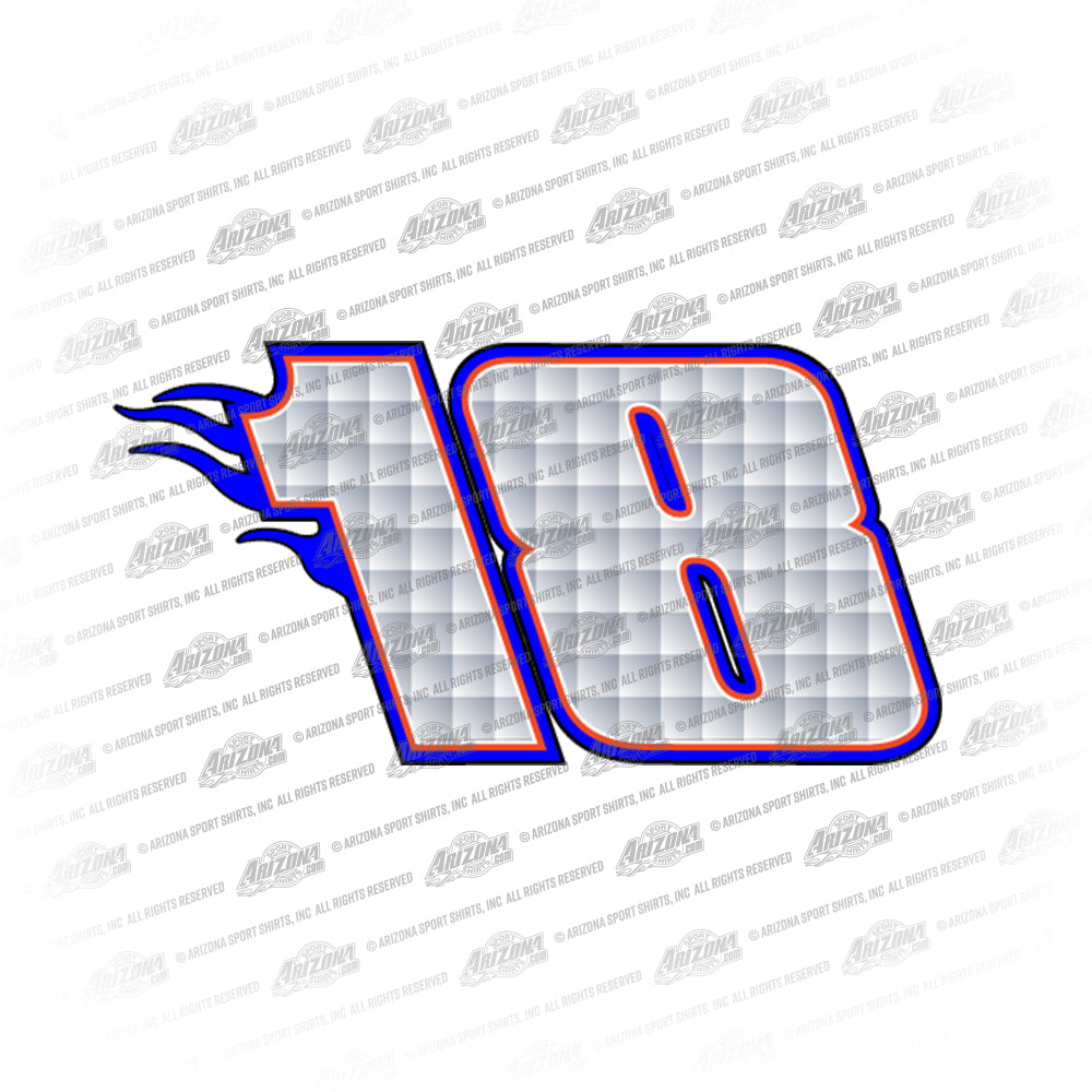 Scott Bloomquist #18 Flame Decals – Gotta Race