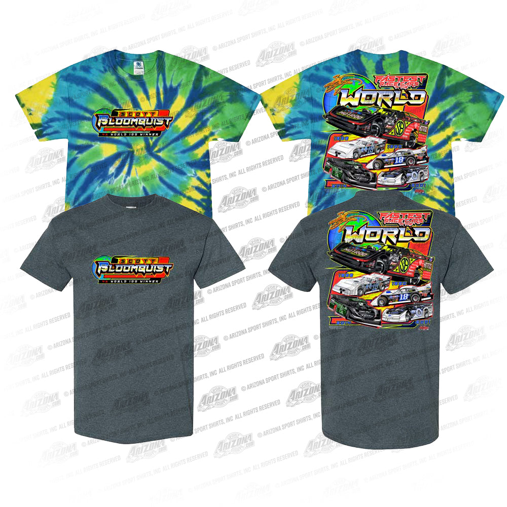 Scott Bloomquist #0 On Top Of The World T-Shirts – Gotta Race